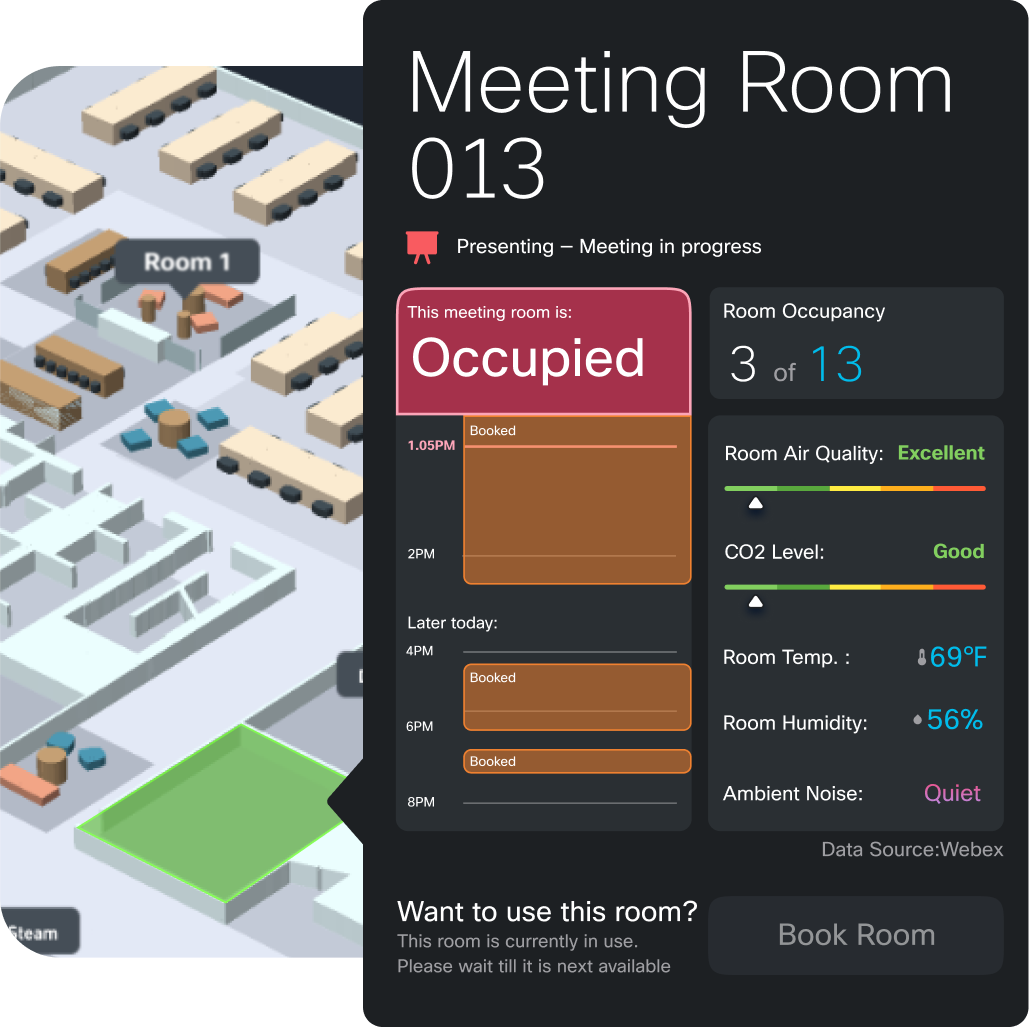 Cisco Spaces launches its Meeting Room Finder