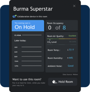 Meeting Room Finder - Cisco Spaces