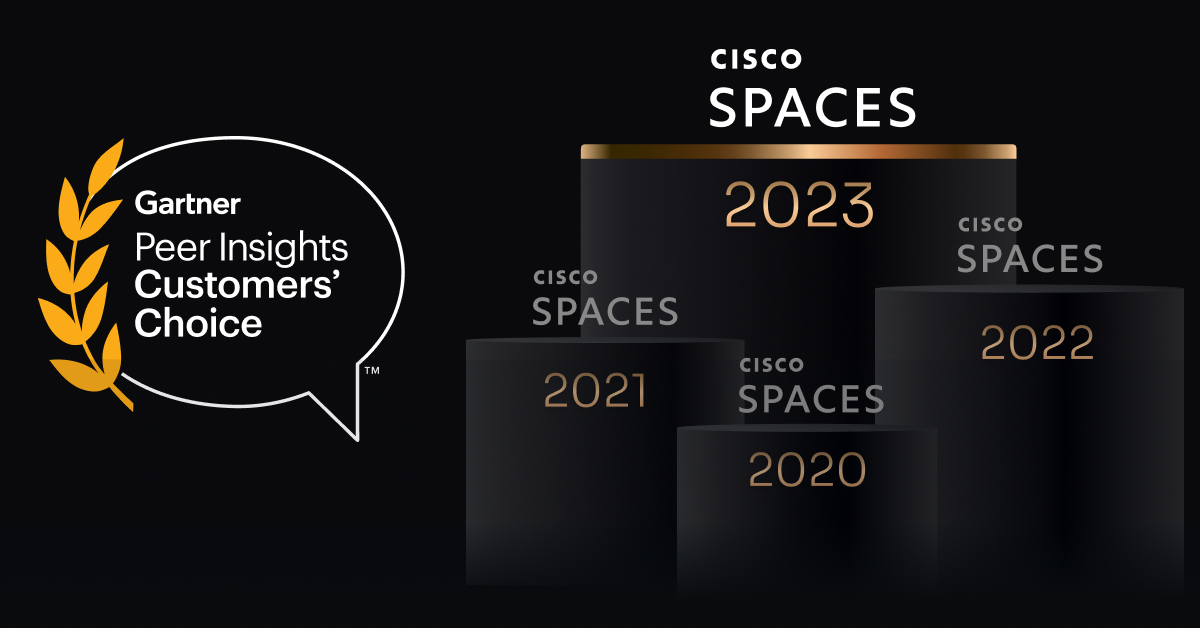 Cisco Spaces Captures Gartner's Customer Choice Distinction Four Times ...